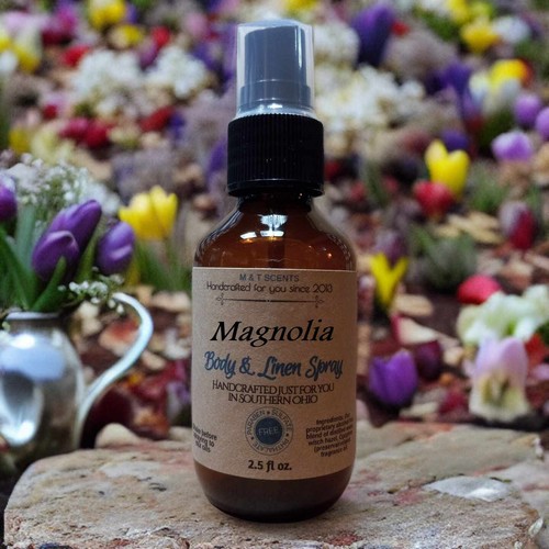 Magnolia Body Spray 2.5oz | Handmade Fragrance Mist for Hair, Skin ...