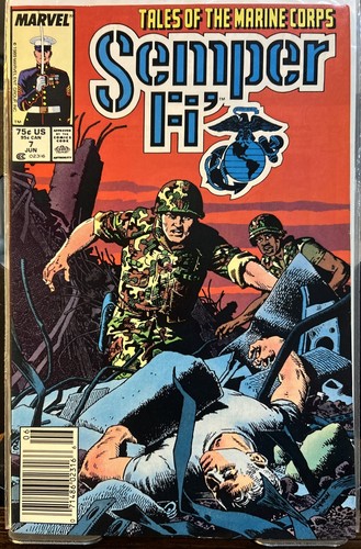 Semper Fi #7 (Marvel Comics June 1989) Newsstand | eBay