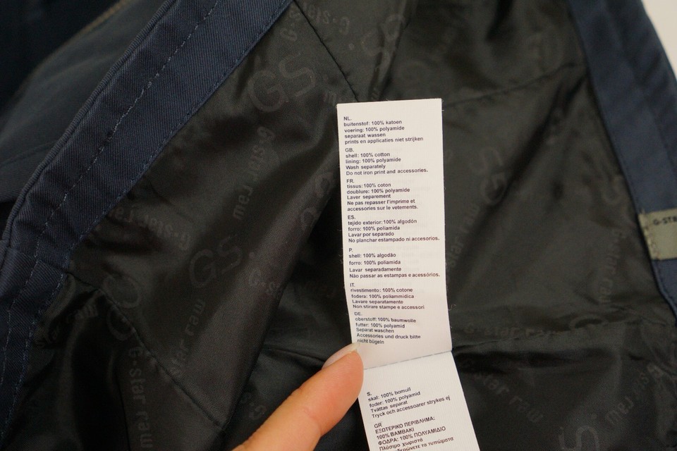 Women G-Star Jacket Blue Full Zip Size S IT40 FR38 US6 UK8 VAG400 | eBay