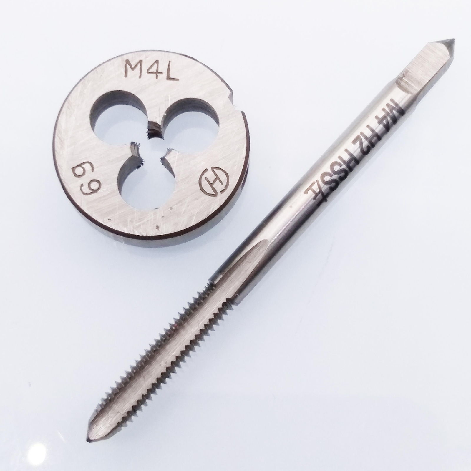 US Stock HSS M4 x 0.7mm Tap & M4 x 0.7mm Die Metric Thread Left Hand | eBay