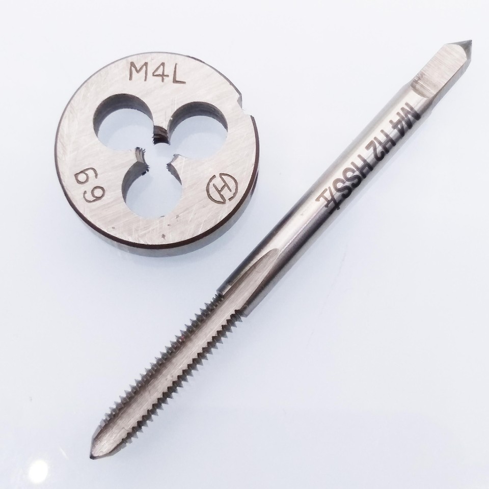 US Stock HSS M4 x 0.7mm Tap & M4 x 0.7mm Die Metric Thread Left Hand | eBay