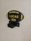 Personalized Football Backpack Wall Hanger / Holder with mounting ...