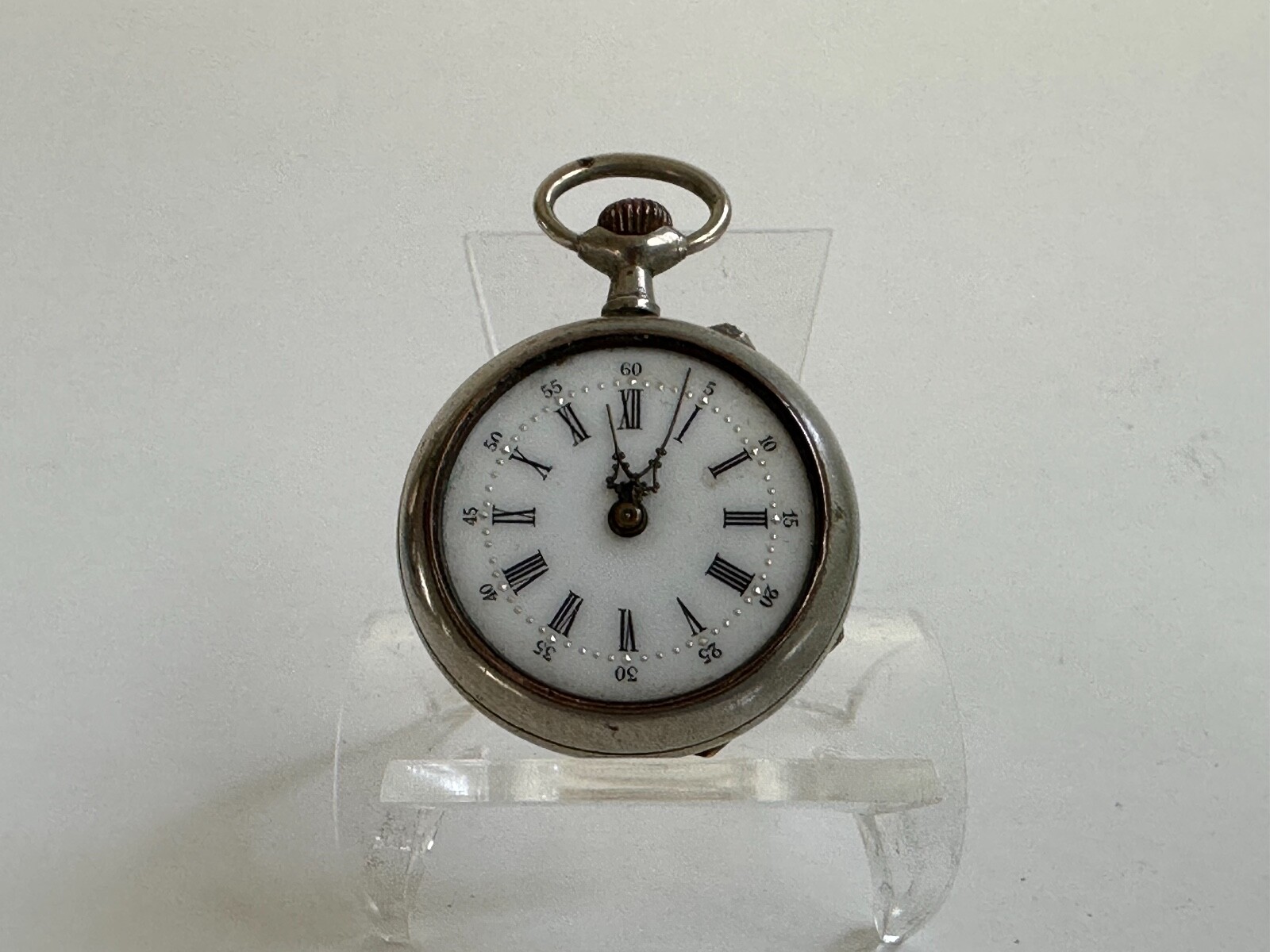 Antique Vintage Victorian Silver & Pendant Watch Flow… - Gem