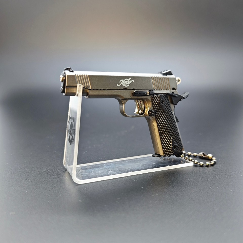 1:3 Mini Kimber 1911 Gun Pistol Toys Miniature Model Keychain for Man ...