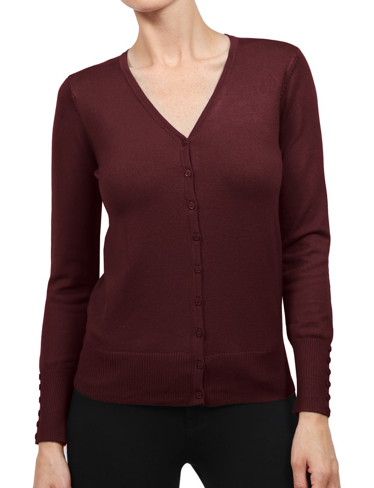 NE PEOPLE Women Basic V Neck Basic Long Sleeve Nice Soft fabric ...