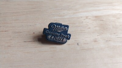 Miller Genuine Draft Light Pin Logo Molson Coors Milwaukee Wisconsin Plastic | eBay