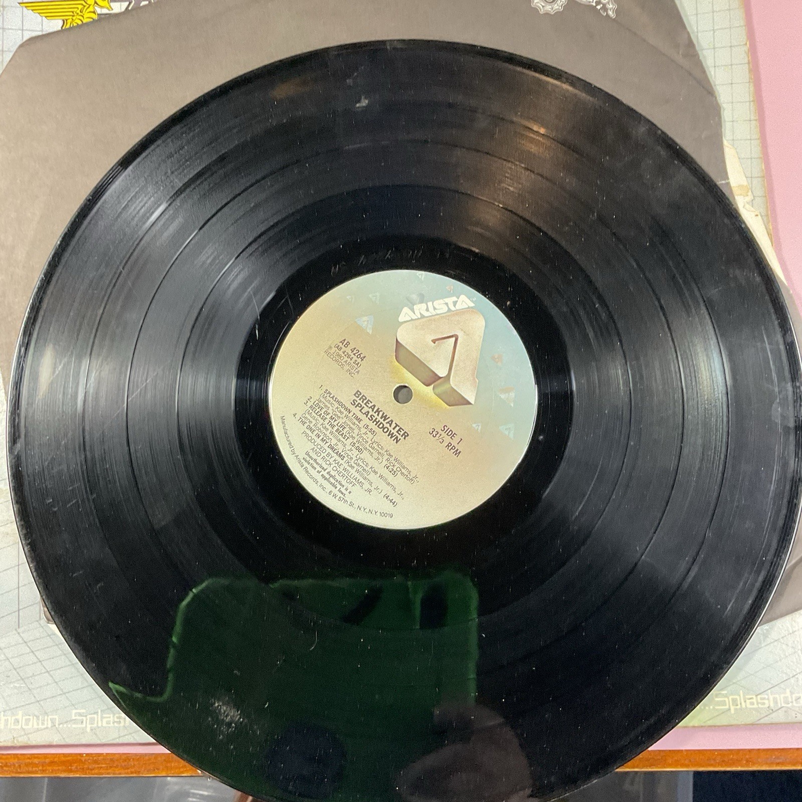 MODERN SOUL FUNK DISCO LP Breakwater-splashdown ARISTA - RARE US OG '80 ...