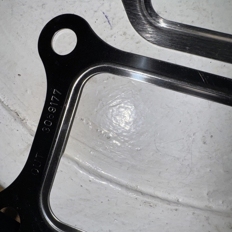 Cummins OEM (6) Exhaust Manifold Gaskets (1) Turbo Gaskets P/N: 3020943 ...