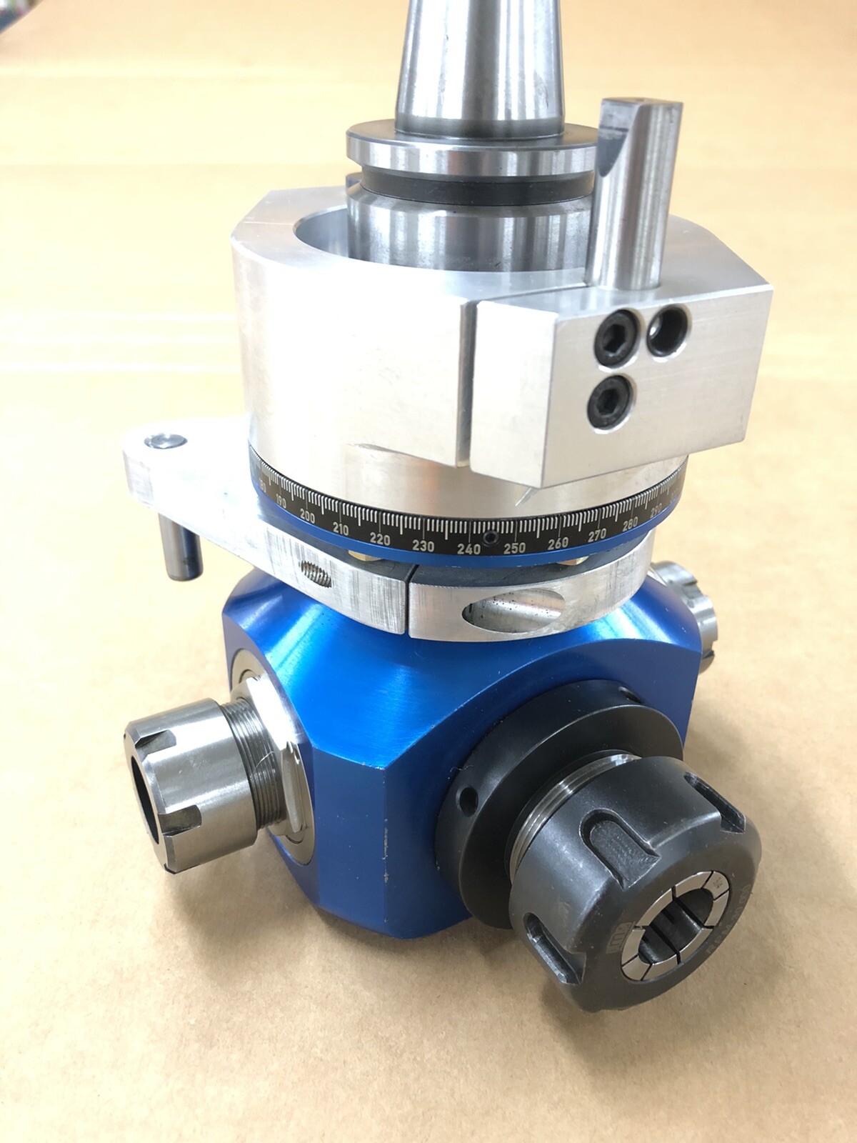 BENZ QUATTRO ISO30 4 SIDE ANGLED MILLING / DRILLING CNC AGGREGATE HEAD ...