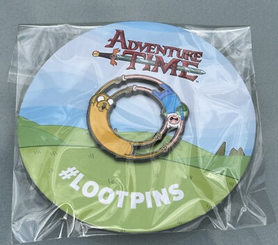 Adventure Time Jake & Finn Circle Enamel Pin Loot Crate Exclusive ...