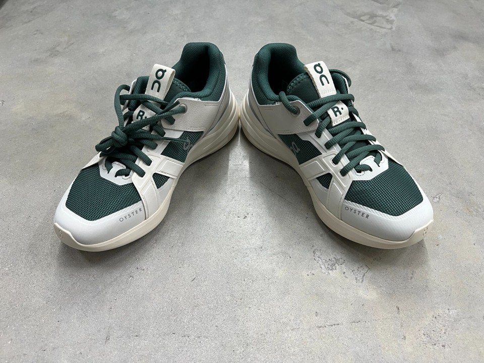 On The Roger Wmn's Clubhouse Pro Ivory Evergreen Tennis Shoes ...