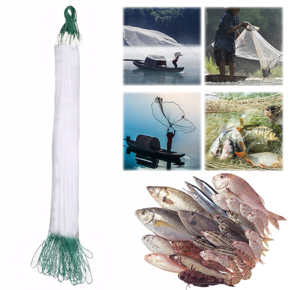 Single Mesh Float Traps Mesh Trap Gill Nets Fishing Cast Nets for Hand ...
