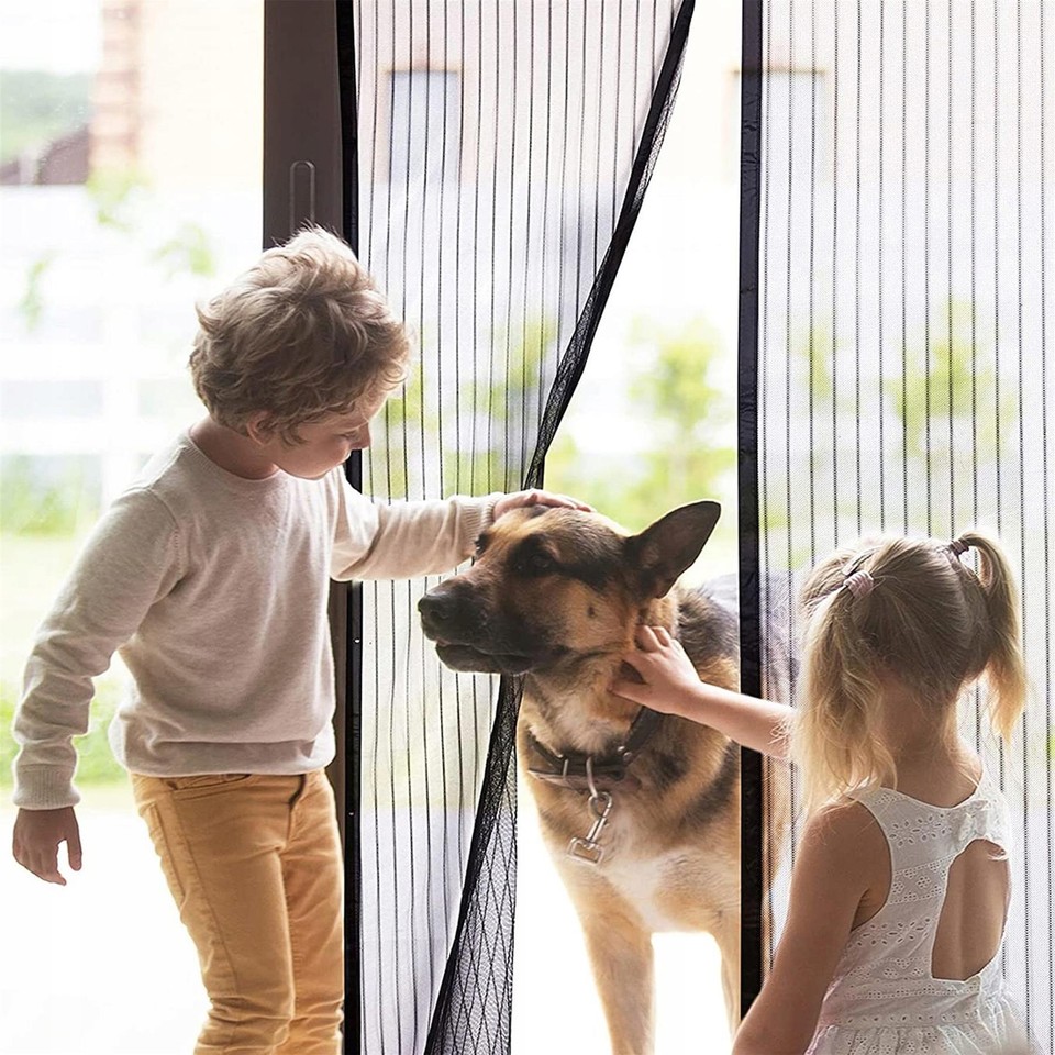 Magnetic Insect Door Screen Net Magic Mesh Curtain Mosquito Fly Bug ...