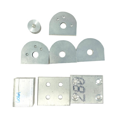 8 Pcs Steel Square Base Plates With Holes Sizes Available 1in, 2 in, 3 ...