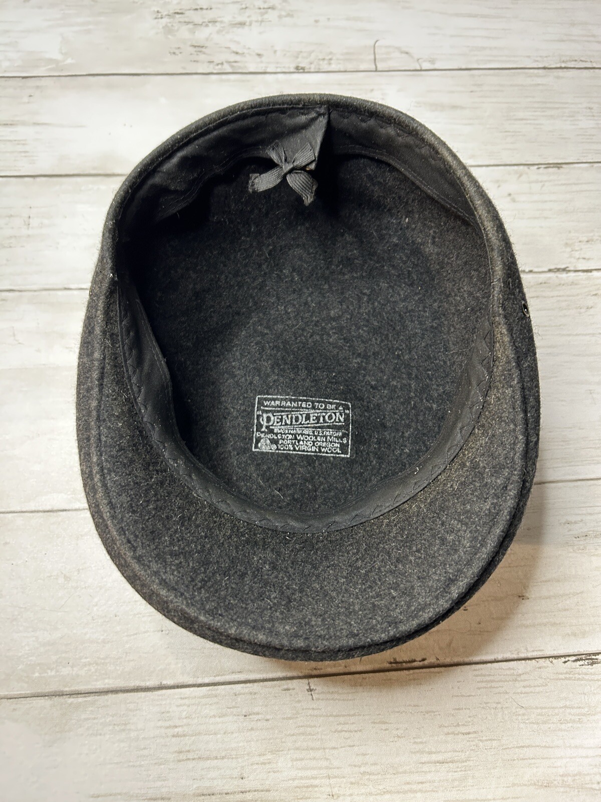 Vintage Pendleton 100% Wool Mens Cabbie Newsboy Cap Golf Driving Hat Gray | eBay