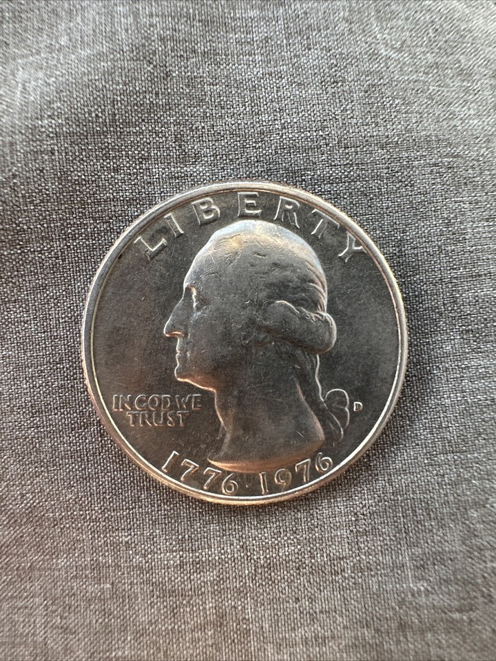 1776-1976 D US Bicentennial Quarter, Rare filled Mint Mark Regular | eBay