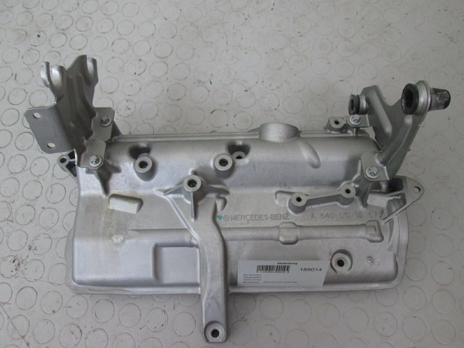 Mercedes-Benz OM640 Abdeckung Zylinderkopfhaube A6400101067 neuwertig ...
