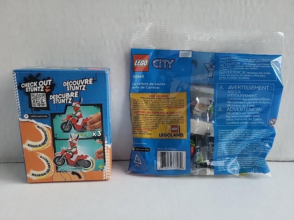 Lego City 30640 Race Car and LEGO 60332 Reckless Scorpion Stunt Bike | eBay