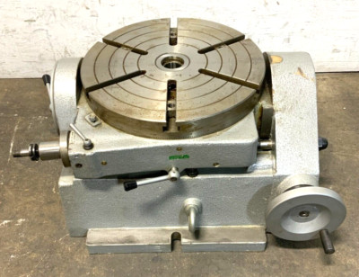 Phase II 222-412 4MT Tilting Horizontal 12" Rotary Machining Table Mill ...