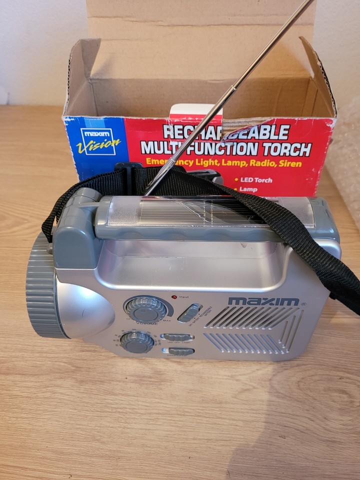 Rechargeable Wind Up / Battery And Solar | eBay UK