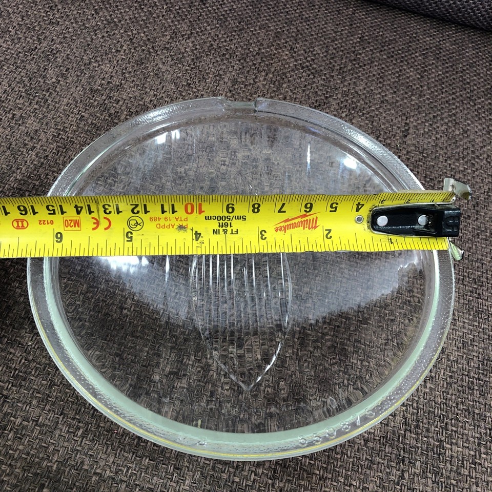 ORIGINAL LUCAS CATS EYE HEADLAMP GLASS 550875 6 3/8 inch DIAMETER ...