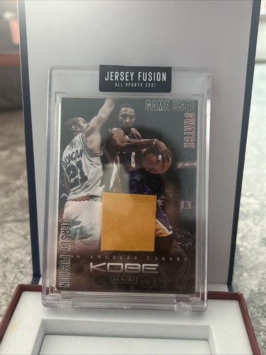 2021 Jersey Fusion Kobe Bryant Game Used Swatch Card JF-KB98 Los ...