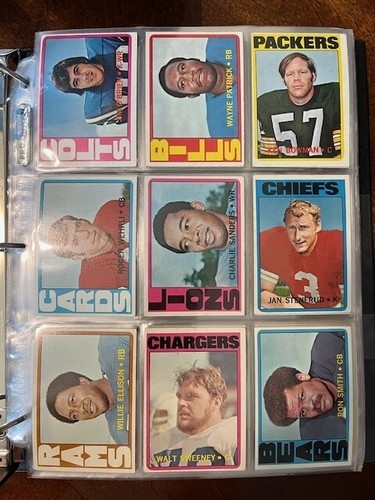 1972 Topps Vintage Complete Football Set Series 1&2 (263) Staubach RC ...