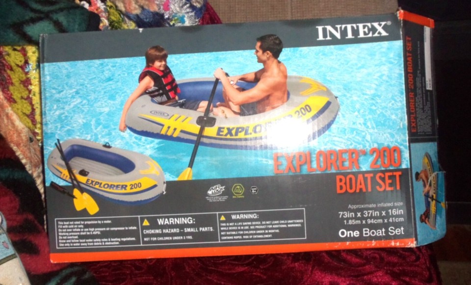Intex Explorer 200 Inflatable Boat | eBay