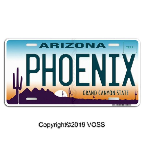 Arizona City Names Custom Aluminum Vanity Car License Plate "Phoenix ...