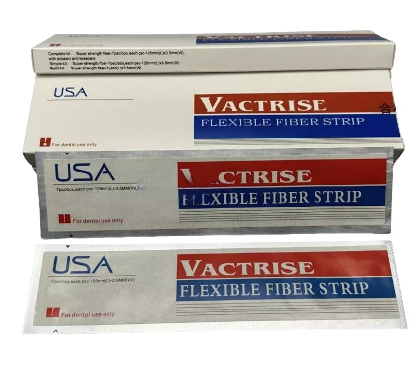 7pcs Dental Glass Fiber Strip 3.5 Light Cure Bonding Vactrise Splint ...
