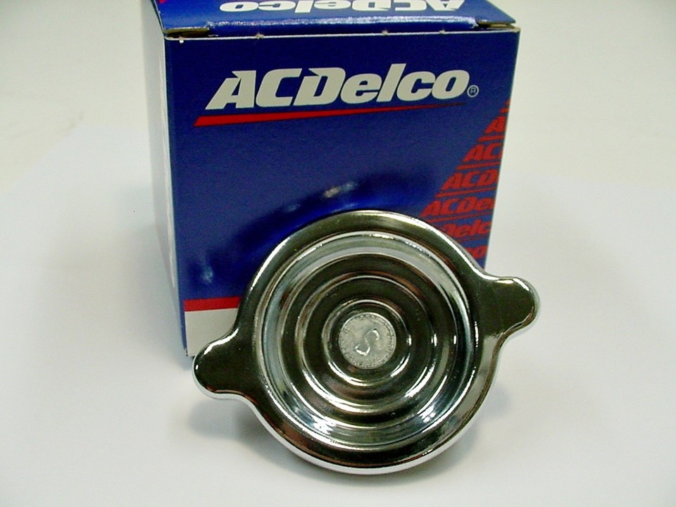1967-80 NOS AC Delco Chevy Impala Caprice Chrome Oil Cap 305 307 327 ...