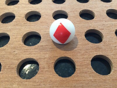 Vintage | Red Diamond | Red Print on White | Marble | eBay