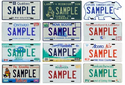 Your Name Your Province Custom Canada License Plate - All Canadian Prov ...
