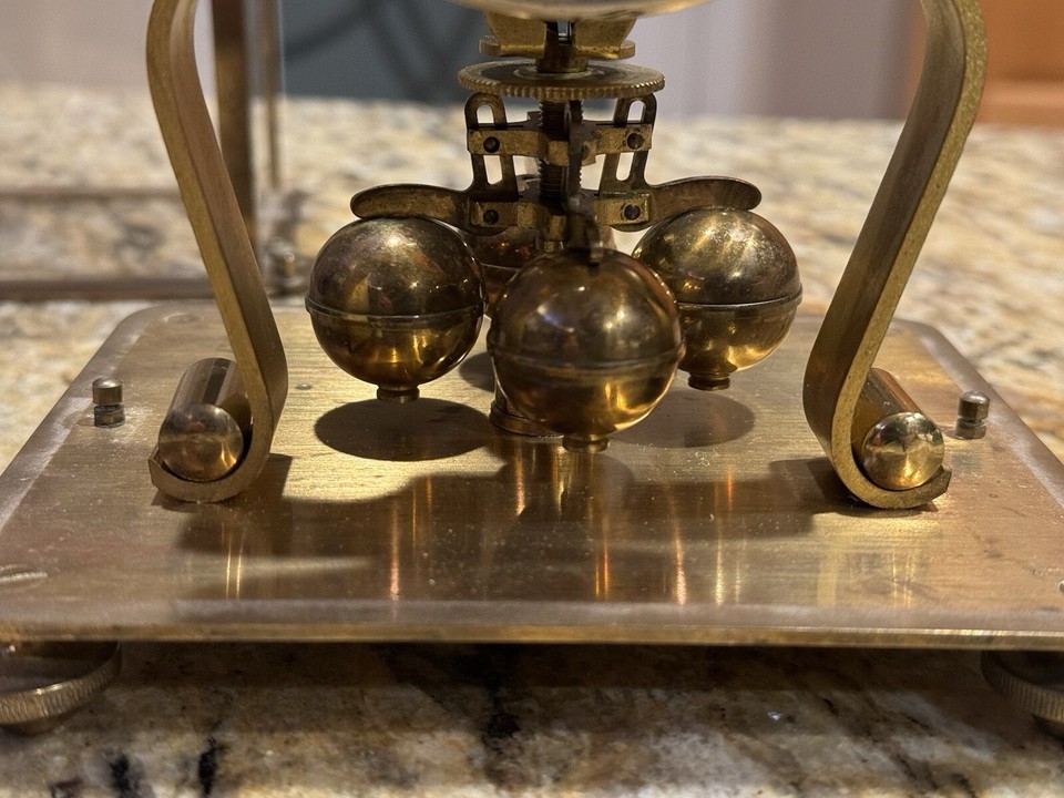 Vintage Mid Century Anniversary Clock Kern Torsion Clock Vintage ...