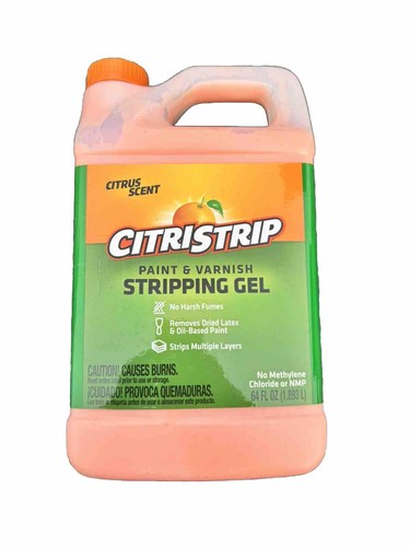 Citristrip Safer 1/2 GAL Paint/Varnish STRIPPING GEL Citrus Remove ...