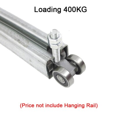 4PCS Industrial Heavy Sliding Door Rollers Hanging Rail Wheel Pulleys ...