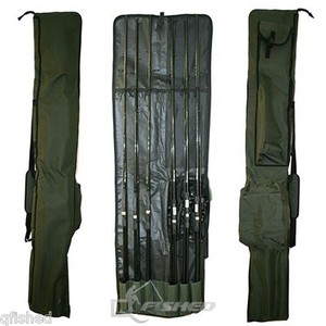 3+3 DELUXE ROD AND REEL HOLDALL BAG 12ft RODS CARP FISHING ROD BAG 100 ...