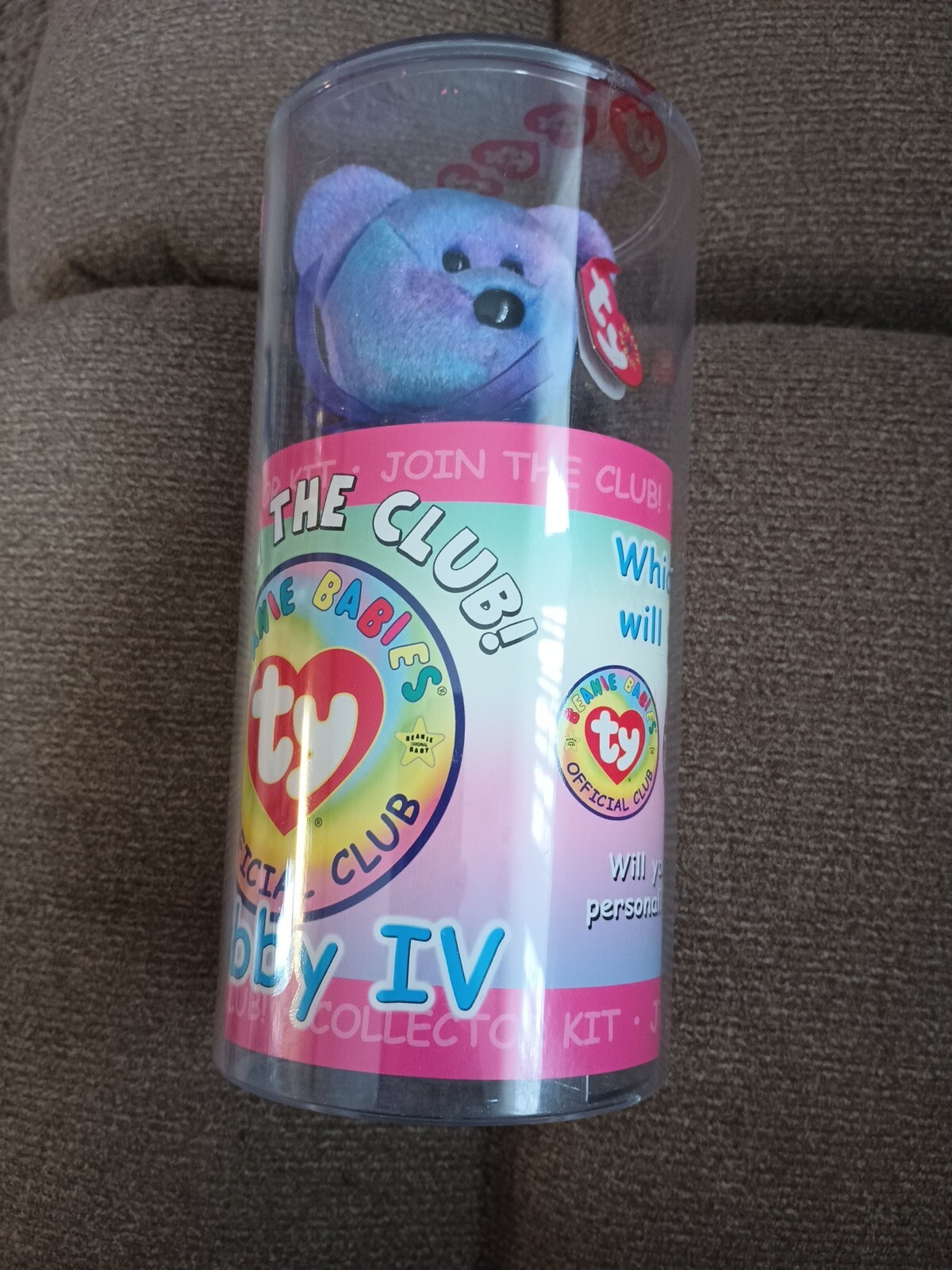 TY Beanie Baby Clubby IV 4 Official Club Collector Kit Mystery Button ...