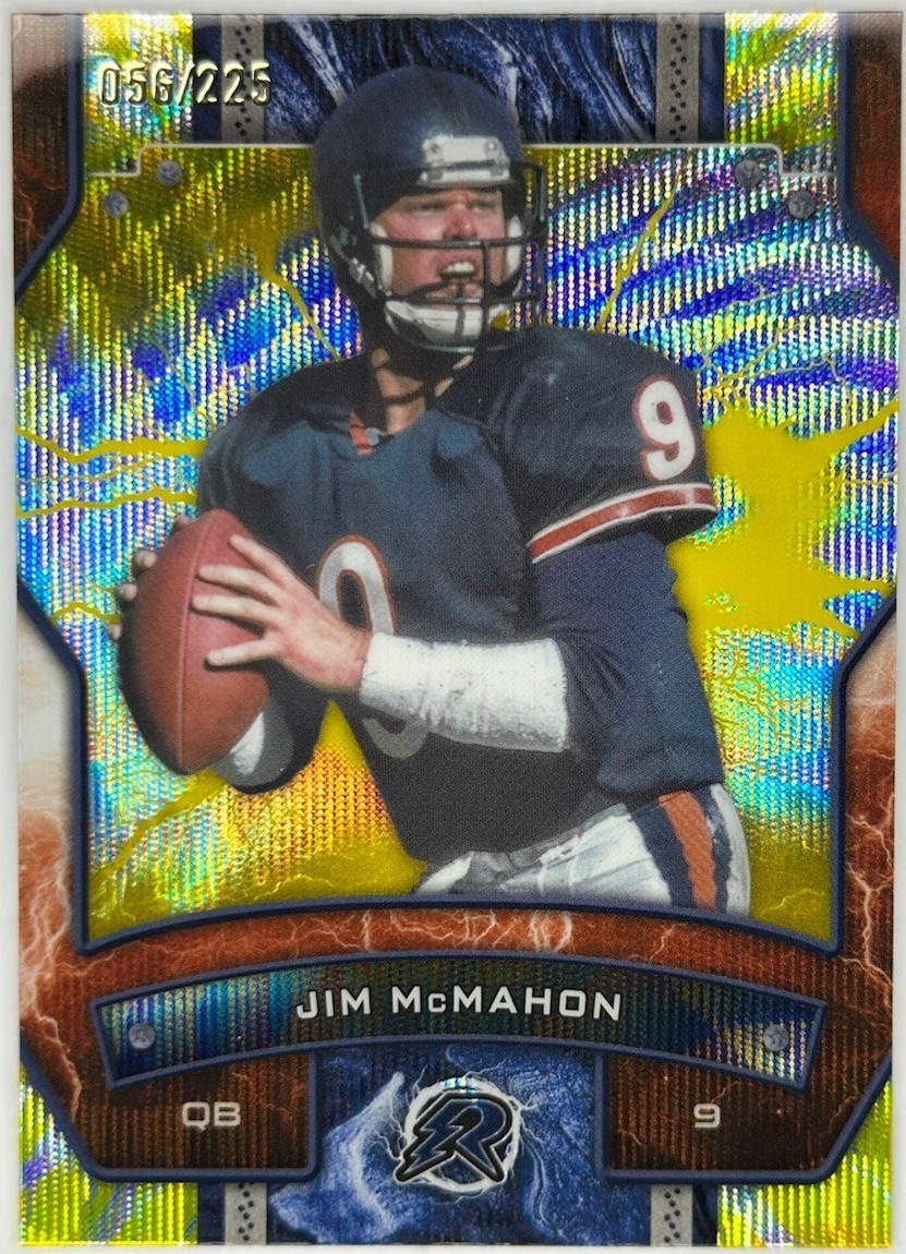2024 Topps Resurgence - Jim McMahon #14 Yellow Surge Refractor /225 for ...