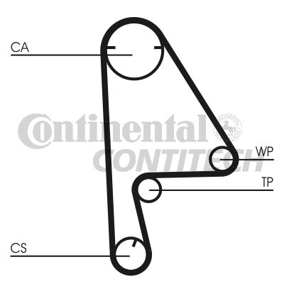 CT1082 ENGINE TIMING BELT CAM BELT CONTITECH FOR OPEL MONTEREY B 3.0 ...