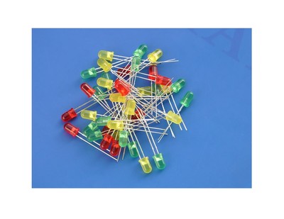 Mix 15 LED 5mm Red Green Yellow Diffused Light Arduino Electronics Cs ...
