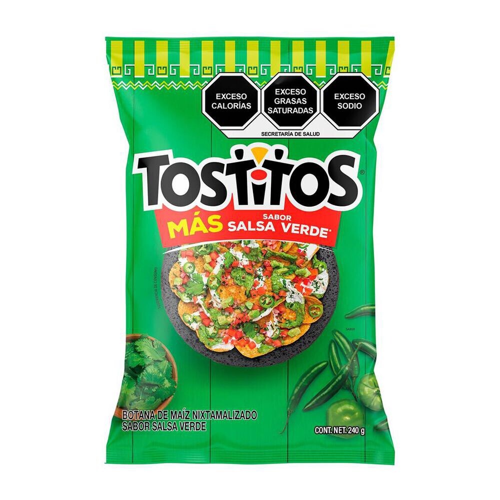 2 BAGS TOSTITOS SALSA VERDE MEXICAN CHIPS (240g EACH) | eBay