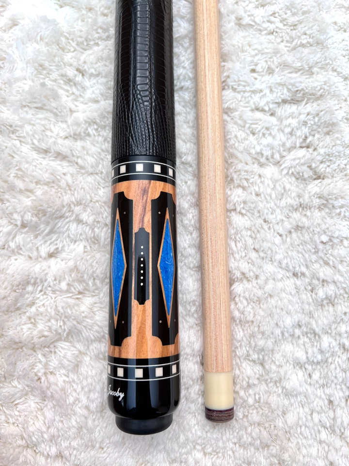 Jacoby Pool Cue w/ 12.75mm Pro Shaft (HB5) FREE HARD CASE & JOINT CAPS ...