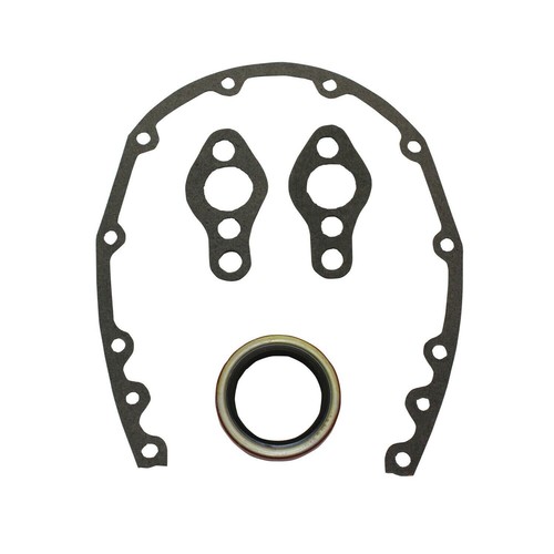 SBC Replacement 2PC Timing Cover Gasket & Seal Kit 2-Piece Timing Cover ...