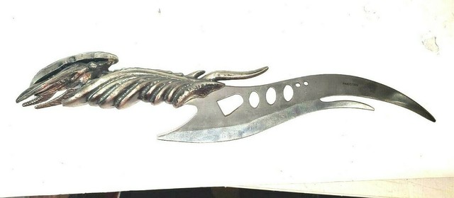 demon Athame Dagger Ritual Knife Wicca Pagan Occult w stand removalble ...