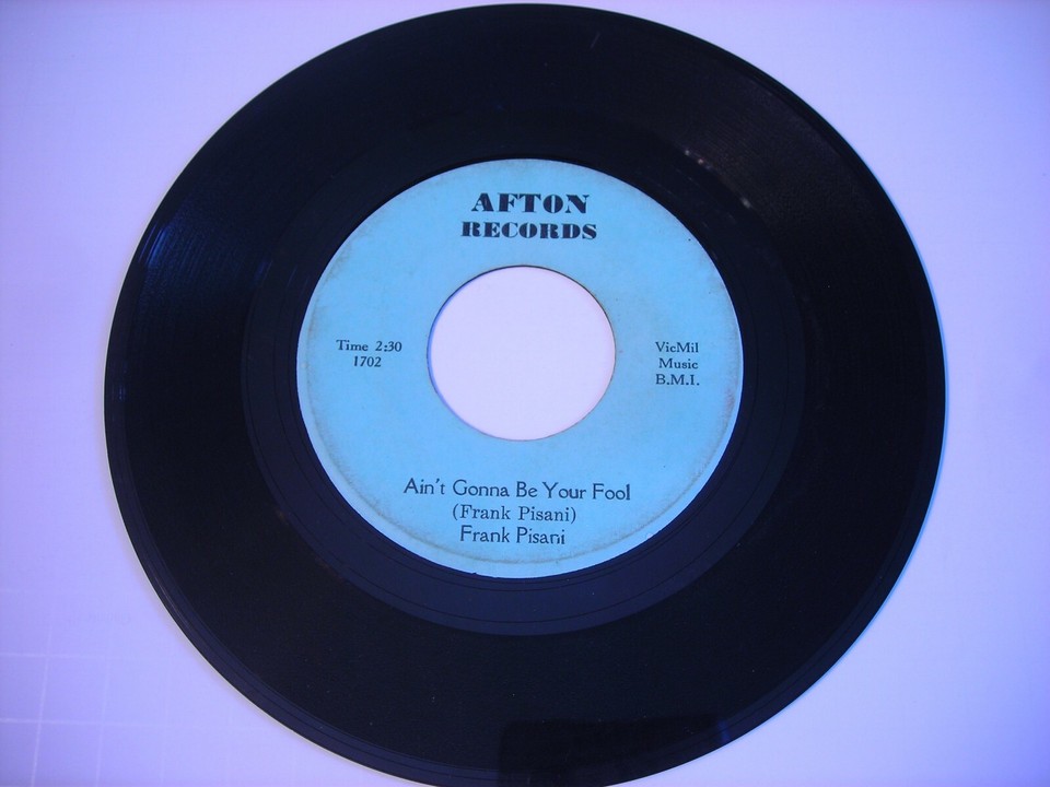 Frank Pisani My Funny Valentine / Ain't Gonna Be Your Fool 1966 45rpm ...