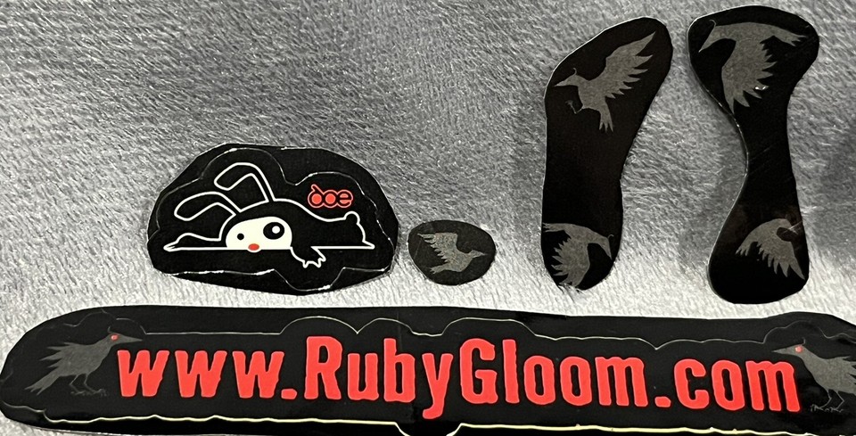 Vintage Hot Topic Ruby Gloom Doom Sticker Set Happiness is a Sad Song ...