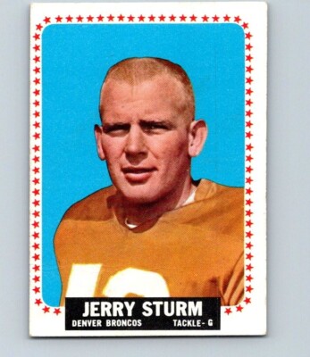 1964 TOPPS FOOTBALL #63 JERRY STURM MID GRADE KX | eBay