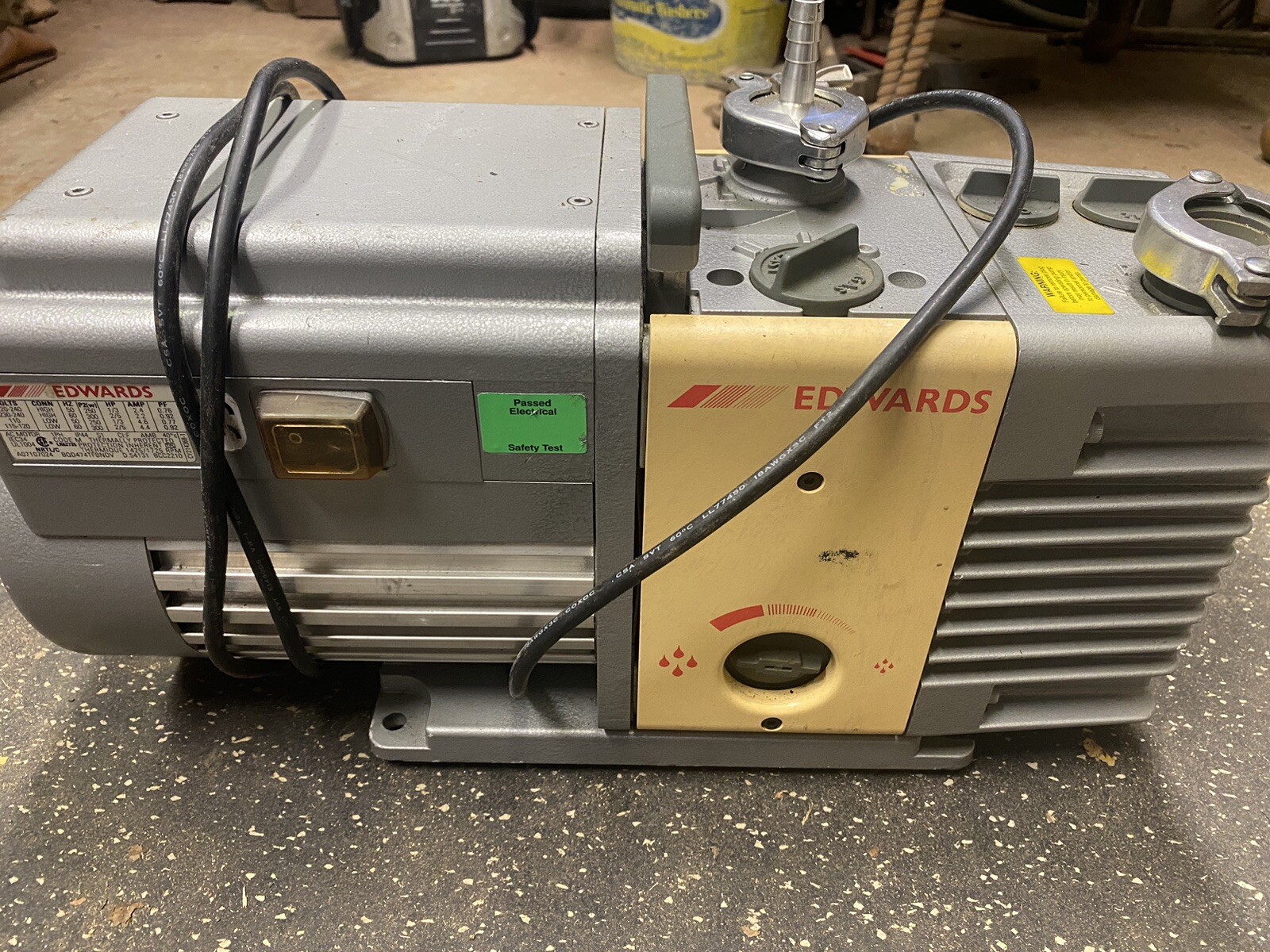 Edwards RV5 Rotary Vane Vacuum Pump Lab | eBay