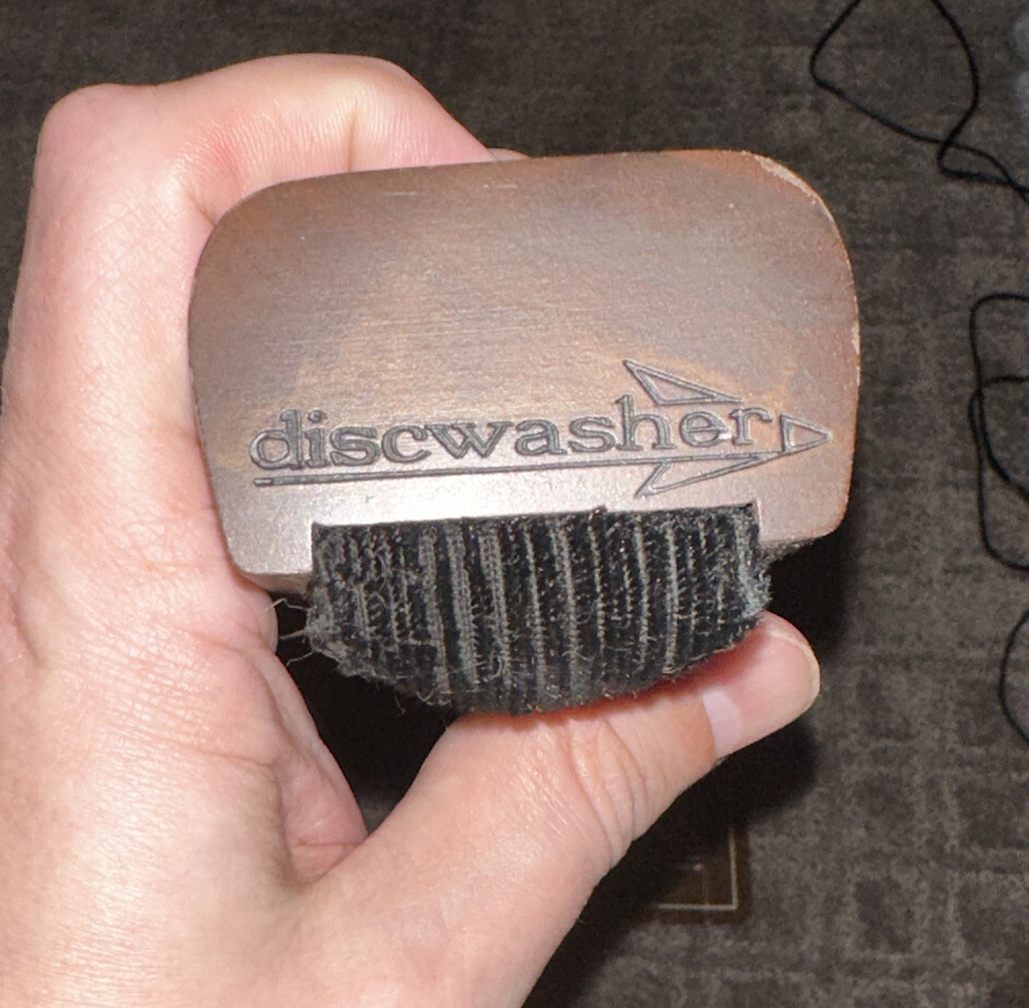 Vintage Discwasher Vinyl Record Cleaner Brush w/ Bottle Instructions ...